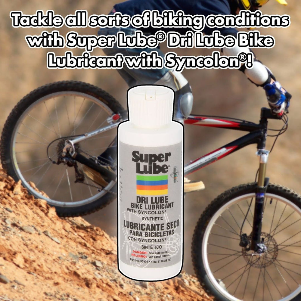 Superlube Dry Bike Lubricant | Dri Lube Bike Lubricant with Syncolon
