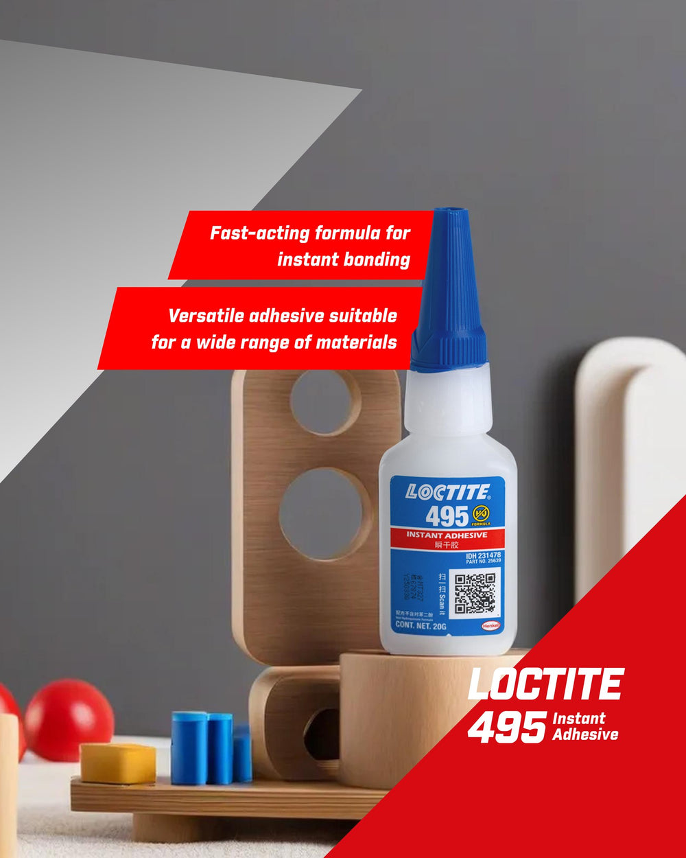 Loctite 495 Super Glue 20g | Instant Adhesive