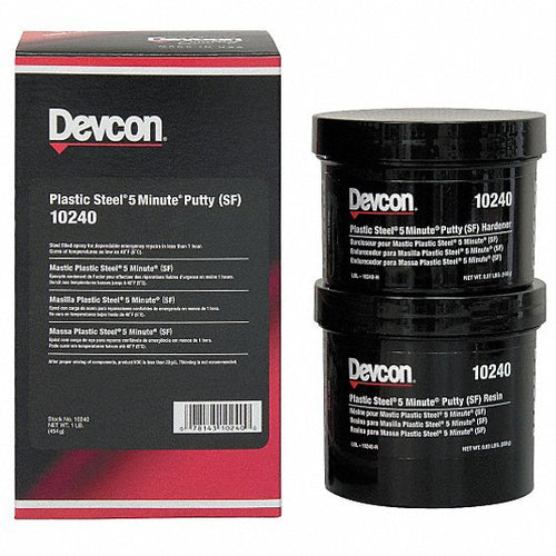 Metal Epoxy | Devcon Plastic Steel® 5-Minute® Putty (SF) 10240