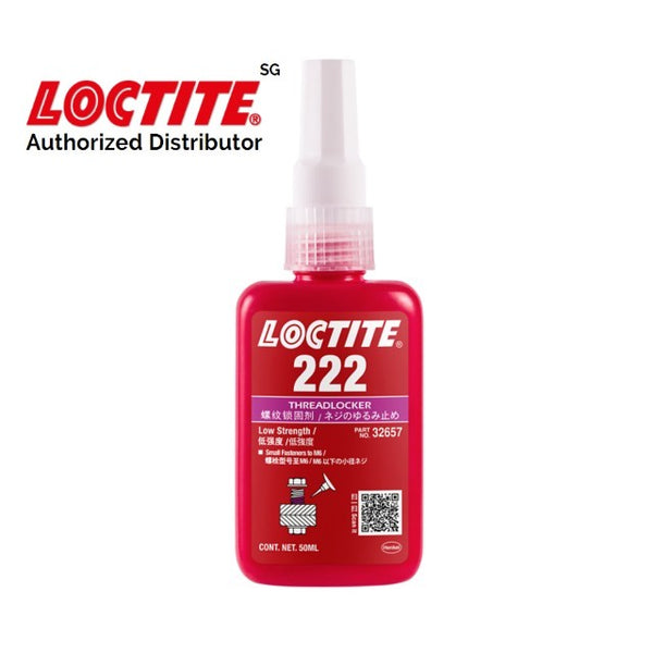 Loctite 222 Anaerobic Adhesive Threadlocker Purple 50ml
