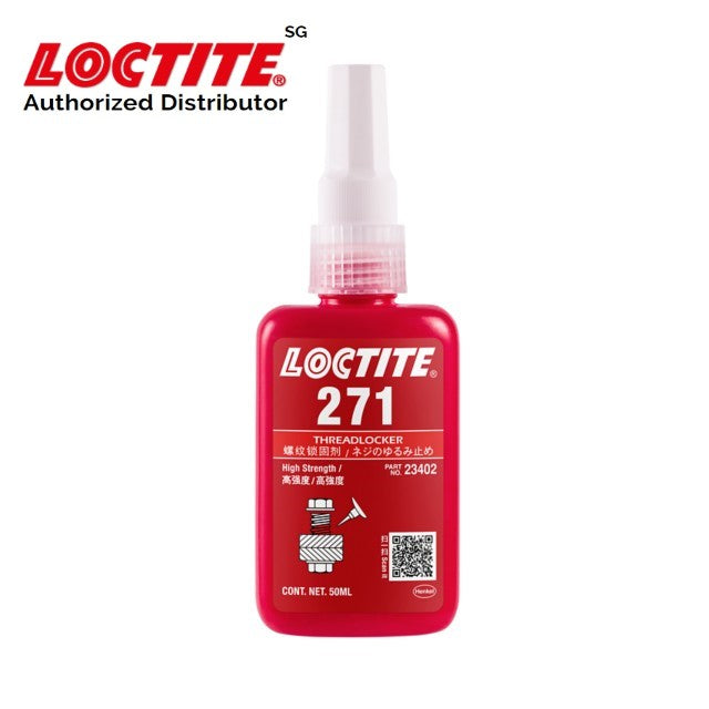 Loctite 271 Acrylic Anaerobic Threadlocker Red 50ml