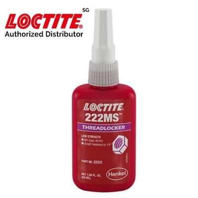 Loctite 222MS Low Strength Threadlocker 50ml - Hong Teck Hin